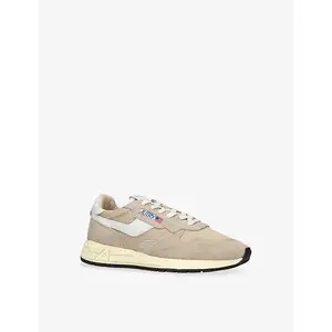 AUTRY Reelwind Low Runner Leather And Nylon Trainers - Beige