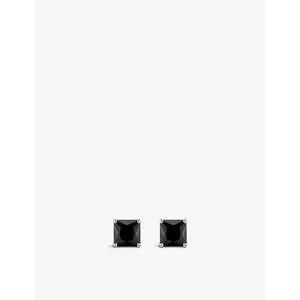 THOMAS SABO Sterling Silver Cubic Zirconia Stud Earrings - Black