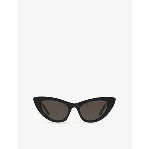 Saint Laurent Acetate Cat-eye Sunglasses - Black
