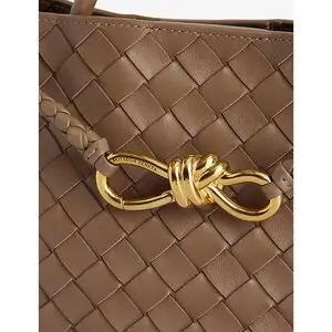 Bottega Veneta Small Andiamo Leather Top-handle Bag - Pinecone-m B-pinec
