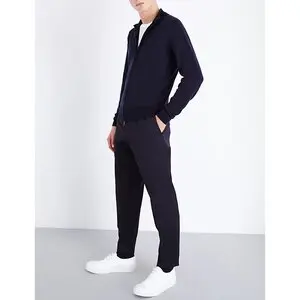 John Smedley Merino Wool Zip Cardigan
