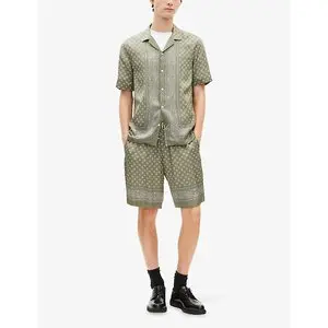 The Kooples Bandana-print Drawstring Waist Woven Shorts