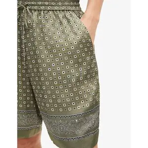 The Kooples Bandana-print Drawstring Waist Woven Shorts