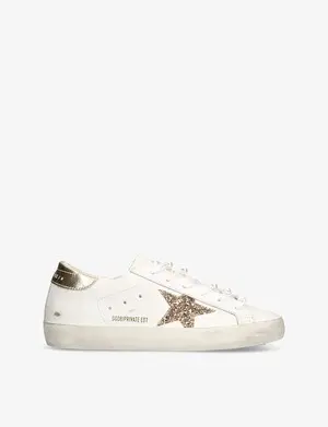 GOLDEN GOOSE Superstar Star-applique Low-top Leather Trainers
