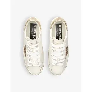 GOLDEN GOOSE Superstar Star-applique Low-top Leather Trainers