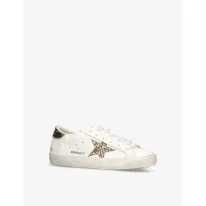 GOLDEN GOOSE Superstar Star-applique Low-top Leather Trainers
