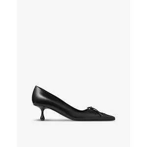 JIMMY CHOO Scarlett 50 Leather Courts - Black