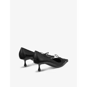 JIMMY CHOO Scarlett 50 Leather Courts - Black