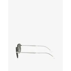 Ray-ban Irregular Metal Sunglasses - Silver