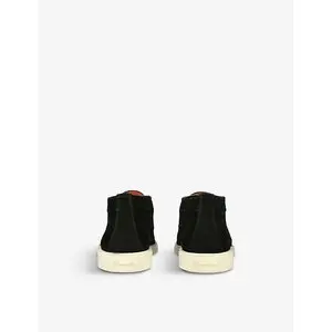 Santoni Detroit Slip-on Suede Desert Boots