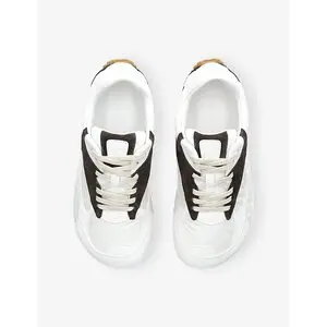 Bottega Veneta Orbit Flash Suede And Shell Trainers - White/oth