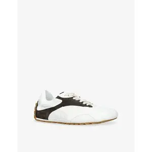 Bottega Veneta Orbit Flash Suede And Shell Trainers - White/oth