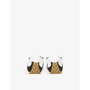 Bottega Veneta Orbit Flash Suede And Shell Trainers - White/oth