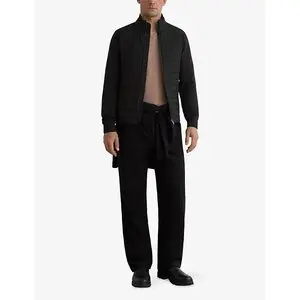 REISS Asher Funnel-neck Jacket