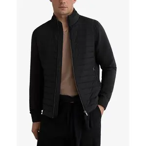 REISS Asher Funnel-neck Jacket