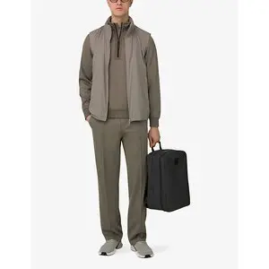 Boggi Milano Hooded Stretch-woven Gilet