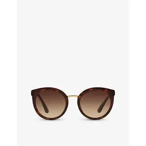 Dolce & Gabbana Dg4268 Round-frame Sunglasses - Brown