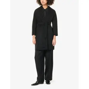 Max Mara Belted Virgin Wool Coat