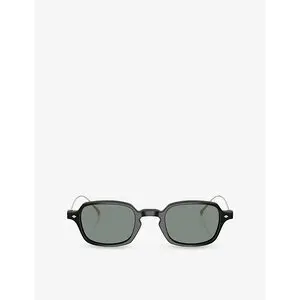 Giorgio Armani Rectangular-frame Sunglasses - Black