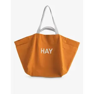 HAY Weekend Bag No 2 Cotton Tote Bag - Mango