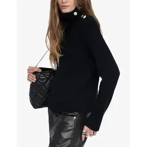 Zadig&Voltaire Nalma High-neck Cashmere Jumper