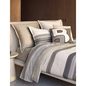 BOSS Modernist Stripe Cotton Flat Sheet