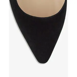 JIMMY CHOO Romy 85 Suede Pointed Toe Stiletto Pumps