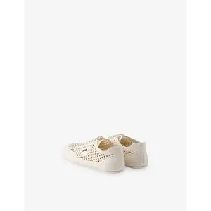 Prada Crochet Laced Trainers - Neutral