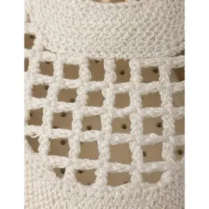 Prada Crochet Laced Trainers - Neutral