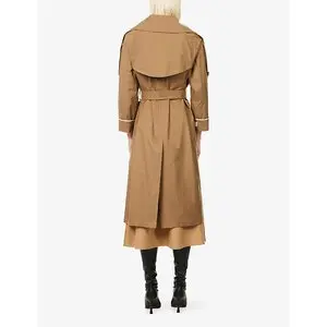 Max Mara Oversized Twill Woven Trench Coat