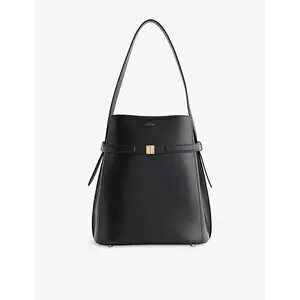 TOTEME Belted Leather Bucket Bag