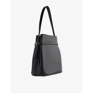 TOTEME Belted Leather Bucket Bag