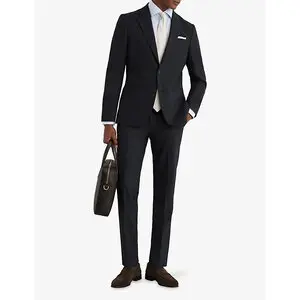 REISS Graduate Single-breasted Woven Suit Blazer