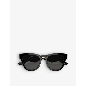 Dolce & Gabbana Butterfly-frame Acetate Sunglasses - Black