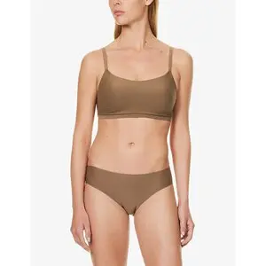 Chantelle Soft Stretch Smooth Padded Bralette - Cocoa