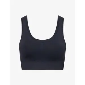 Hanro Touch Feeling Padded Stretch-woven Crop Top