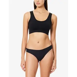 Hanro Touch Feeling Padded Stretch-woven Crop Top