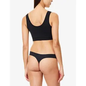 Hanro Touch Feeling Padded Stretch-woven Crop Top