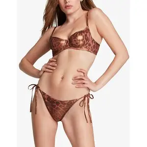 Agent Provocateur Cayla Leopard-print Bikini Top