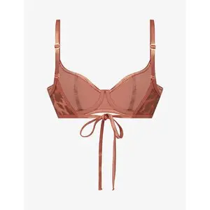 Agent Provocateur Cayla Leopard-print Bikini Top