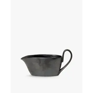 FERM LIVING Flow Porcelain Sauce Boat - Black