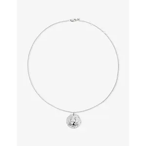 Monica Vinader Cancer Zodiac Sterling- Pendant Necklace - Silver