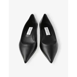 JIMMY CHOO Amelia 35 Leather Pumps - Black