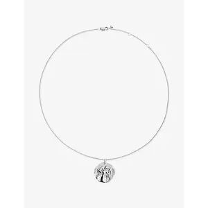 Monica Vinader Virgo Zodiac Pendant Necklace - Silver