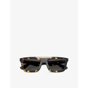 Burberry Pillow-frame Acetate Sunglasses