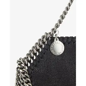 Stella McCartney Falabella Tiny Faux-leather Tote Bag - Black