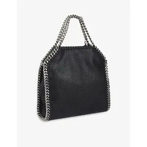 Stella McCartney Falabella Tiny Faux-leather Tote Bag - Black
