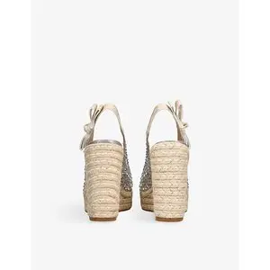 Steve Madden Embellished Wedge Sandals
