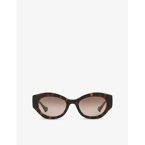 Gucci Cat-eye Acetate Sunglasses - Brown