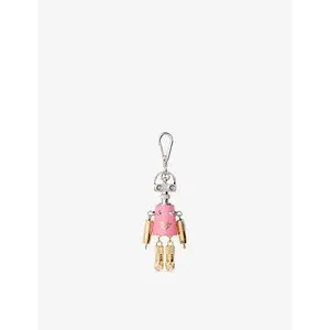 Prada Robot Saffiano Leather Bag Charm - Pink
